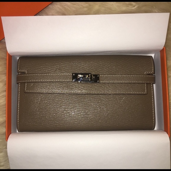 Bags | Herms Kelly Long Wallet 10 Authentic | Poshmark